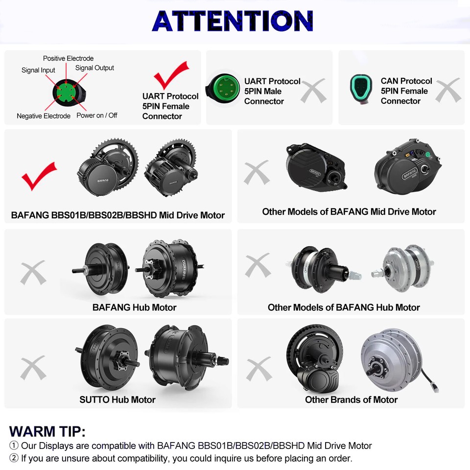 BAFANG Ebike DPC18 850C 860C LCD Display Speedometer for BBS01 BBS02 ...