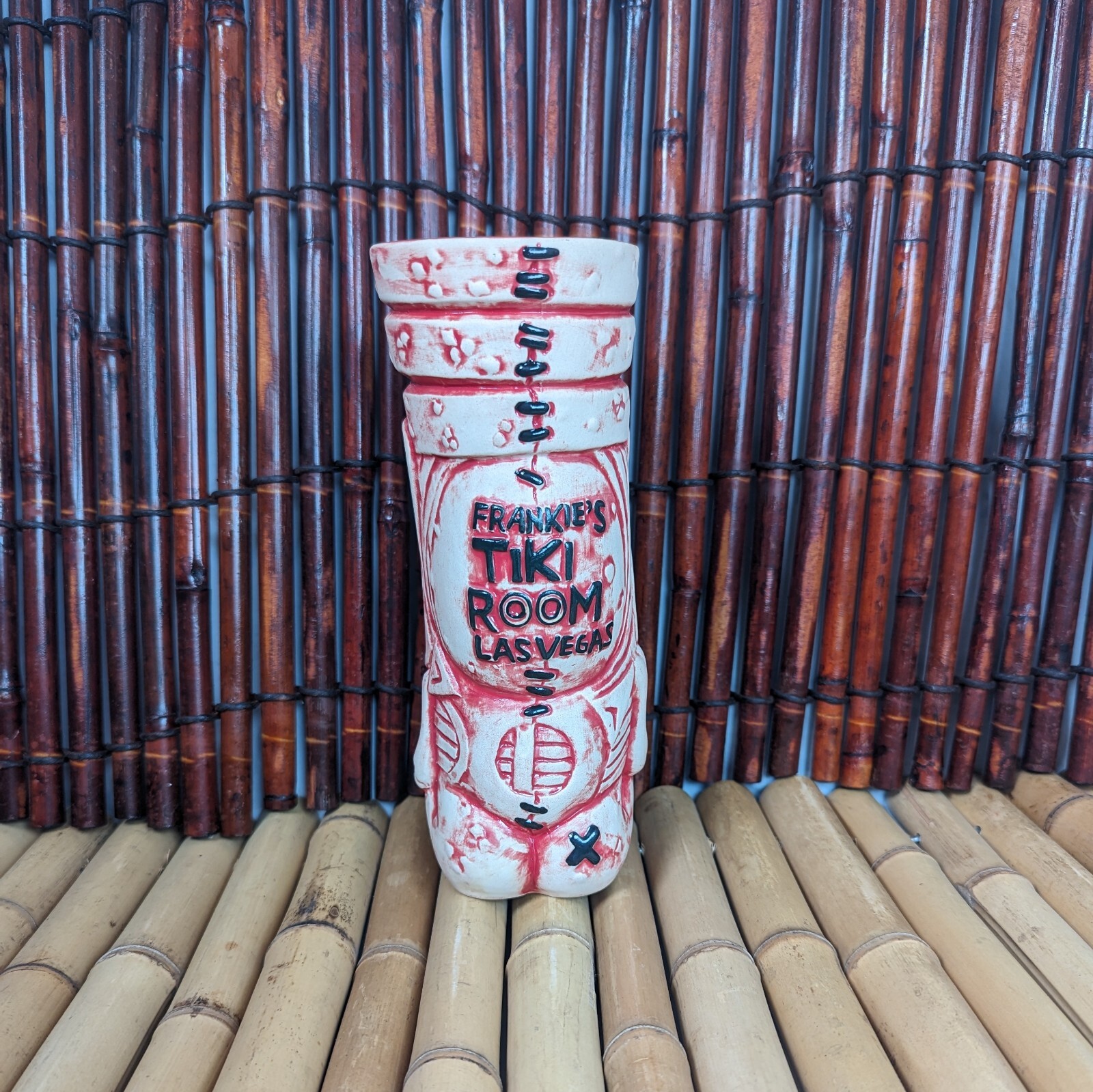 Frankie's Tiki Room Red Coral Lava Letch II Tiki Mug Big Toe Tiki Farm ...