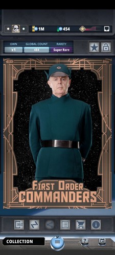 Topps Star Wars Card Trader First Order Commanders Chrome Bronze Super ...