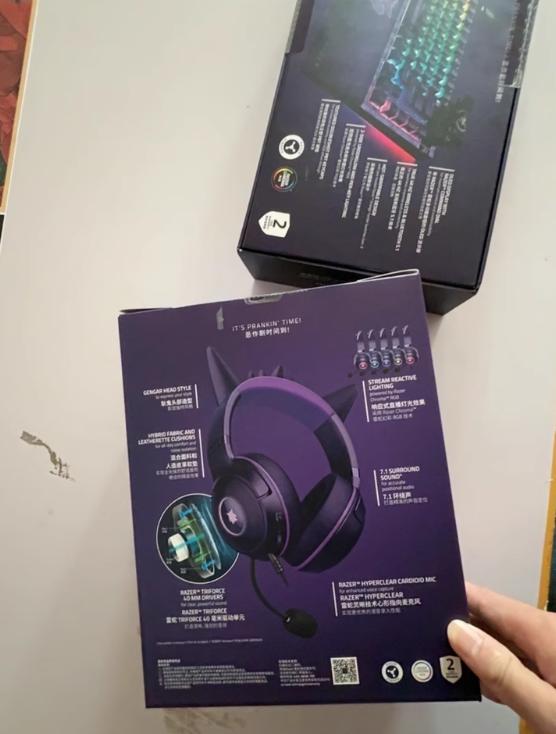 Pokémon Gengar x Razer Head-Computer Gaming USB Wired Headset ...