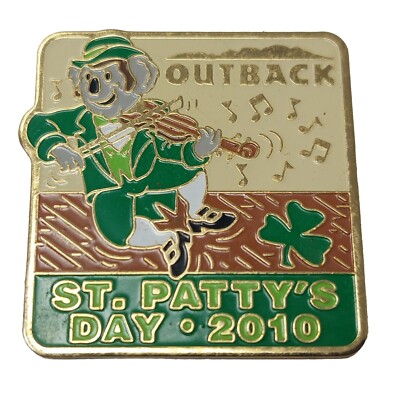 Outback Steakhouse Pin St. Patty's Day 2011 Restaurant Employee Server ...
