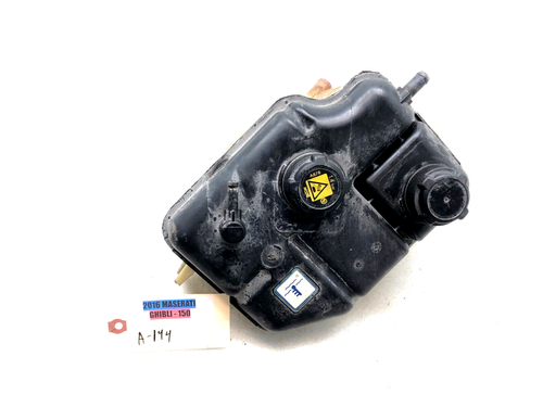 2014-2017 MASERATI GHIBLI S 3.0L V6 COOLANT EXPANSION TANK RESERVOIR W ...