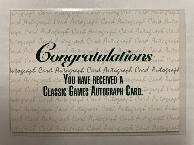 1992 Classic 4-Sport AUTOGRAPH Jan Vopat | eBay