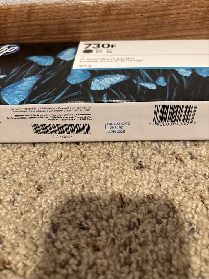 HP DesignJet 730F GRAY 300mL Ink (1XB29A) for T1600dr T1700 Series EXP ...