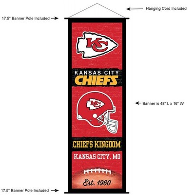 KC Chiefs Room Banner Poster Art Canvas | eBay