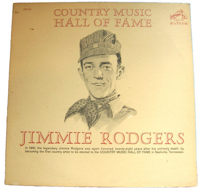Jimmie Rodgers Country Music Hall Of Fame 33 RPM Record on RCA Victor ...