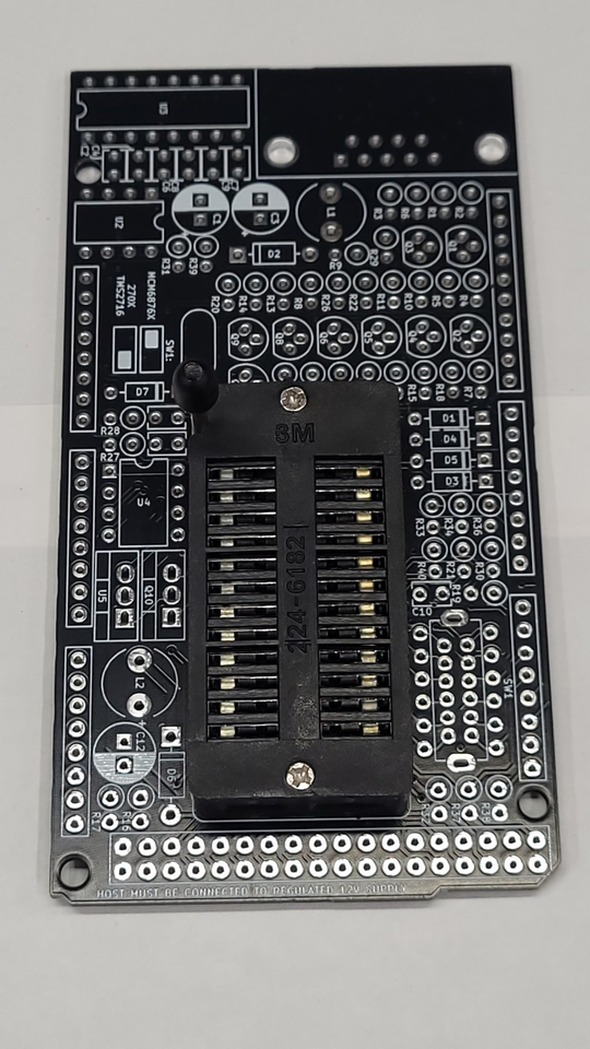 EPROM programmer PCB for 2708 2704 TMS2716 MCM68764 MCM68766 W/ ZIF ...