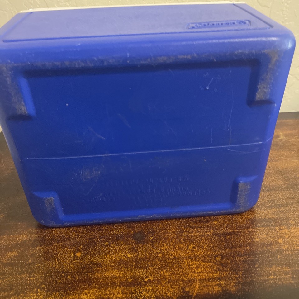 Vintage Coleman Cooler Ice Lunch Box 5 Qt Small 6 Pack Cans Flip Top ...