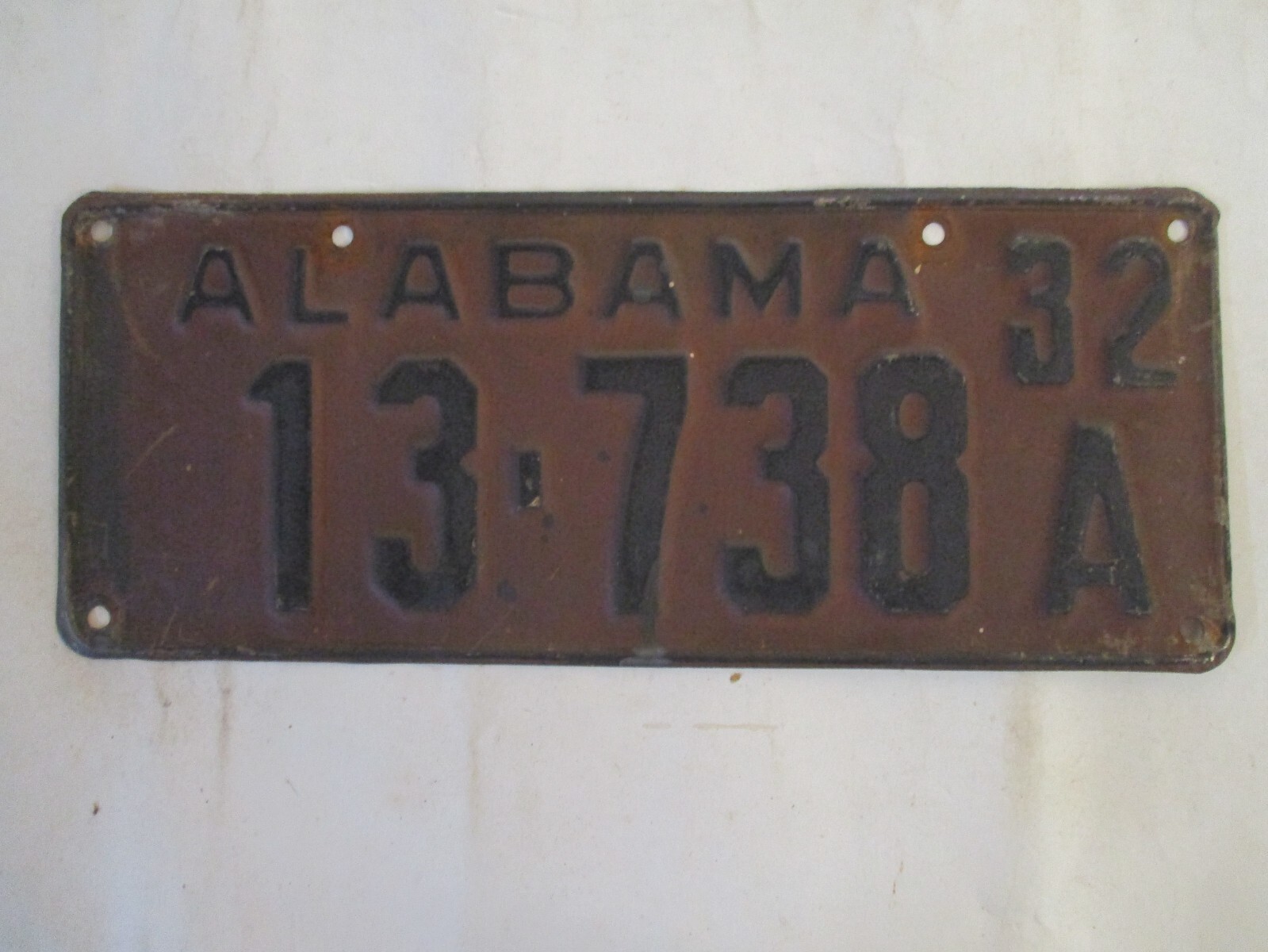 1932 Alabama License Plate Tag | eBay