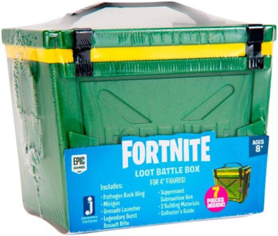 Fortnite Loot Battle Box for 10cm / 4" Core Figures (Styles Vary) New ...