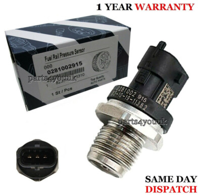 FUEL RAIL HIGH PRESSURE SENSOR for RENAULT TRAFIC MASTER VAUXHALL ...