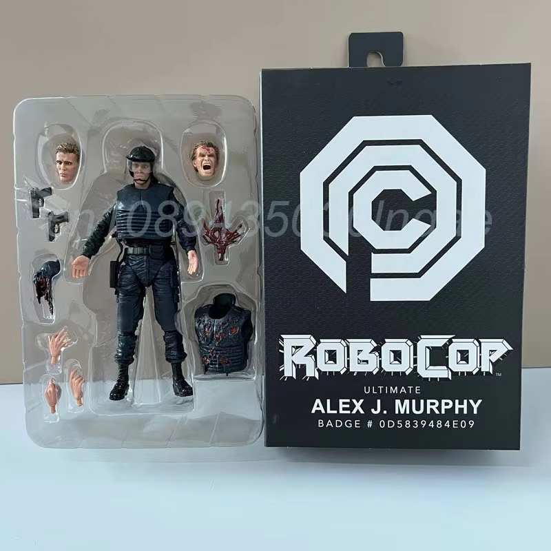 NECA Robocop Alex Murphy OCP Uniform 7" Ultimate Action Figure Model ...