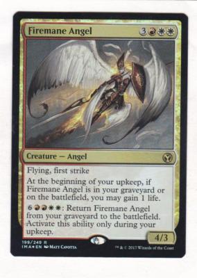 Magic: MTG: Iconic Masters: Firemane Angel | eBay