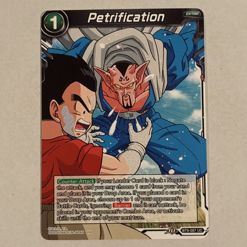 Petrification BT9-087 UC Dragon Ball Super CCG Masters 2020 Universal ...
