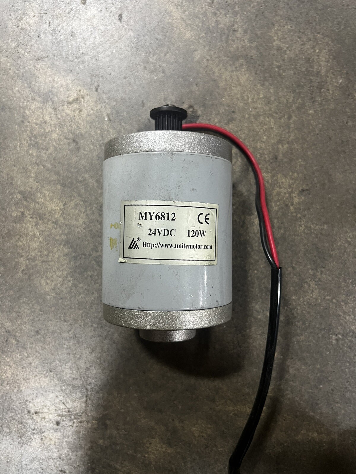 MY6812 120W 24V DC Brush Electric Motor for Scooter, ATV, Go-Kart, E ...