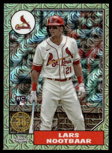 2022 Topps Update 1987 Chrome Silver Packs Lars Nootbaar Rookie St ...