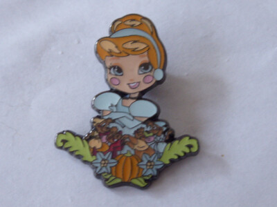 Disney Trading Pins 152268 Loungefly - Cinderella - Chibi Floral ...