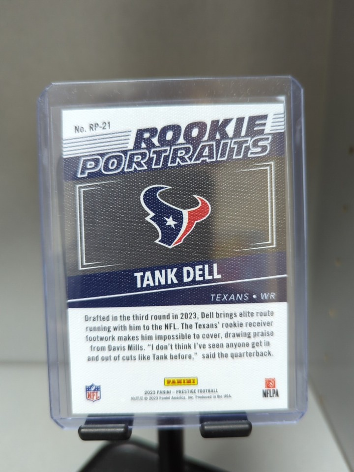 2023 Panini Prestige Rookie Portraits TANK DELL [RP-21] SSP - Houston ...