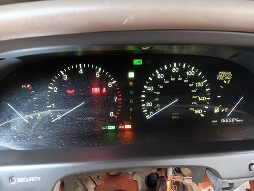 1993-1994 Lexus LS400 MPH Speedometer Instrument Cluster Gauges 83010 ...