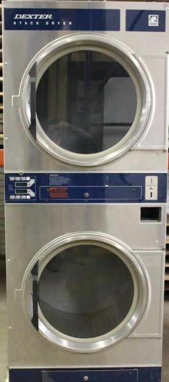 Dexter Stack Dryer, 30LB, DL2X300, Stainless Steel Finish *S/N 2050 ...