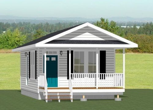 16x30 House -- 1 Bedroom 1 Bath -- PDF Floor Plan -- 480 sq ft -- Model ...