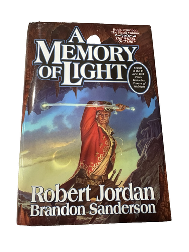 A Memory of Light by Brandon Sanderson Robert Jordan Hard Cover Signed ...