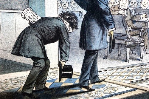 Opening Session 47 Congress 1880 ROSCOE CONKLING PROUD OTHER NY SENATOR ...