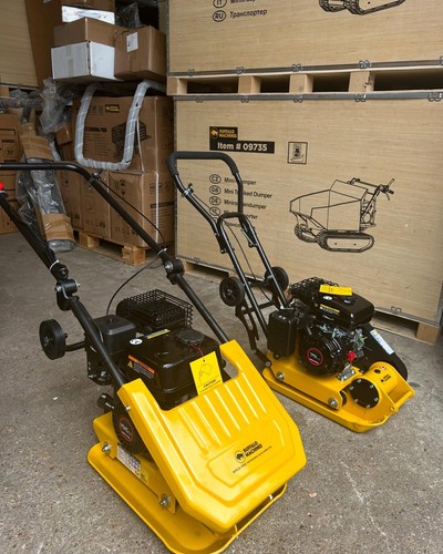 Buffalo Wacker Plates - Compactor Plates with wheels and Paving Pad ...