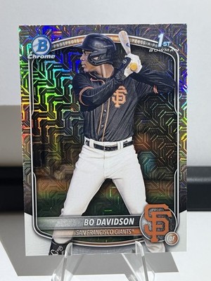 2025 Bowman Chrome BCP-206 Bo Davidson 1st Bowman Mojo Refractor | eBay
