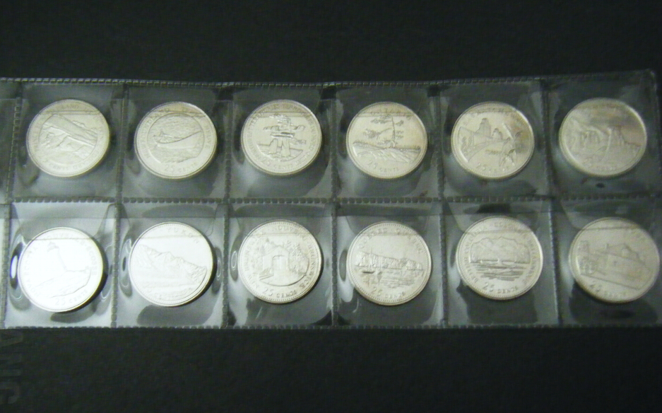 1992 Canada 125th Anniversay of confederation 12 coin set Quarter 25 ...