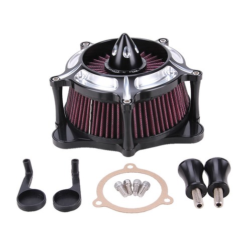 CNC Air Cleaner Intake Filter For Harley DYNA Softail Touring Street ...