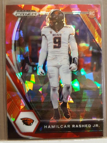 Hamilcar Rashed Jr 2021 Prizm Draft Picks RED ICE RC card #141 Oregon ...