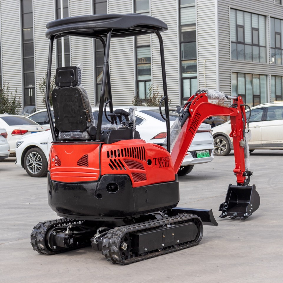 4,000 lbs Terror XVIII Mini Excavator, EPA Certified KUBOTA D902 Diesel ...