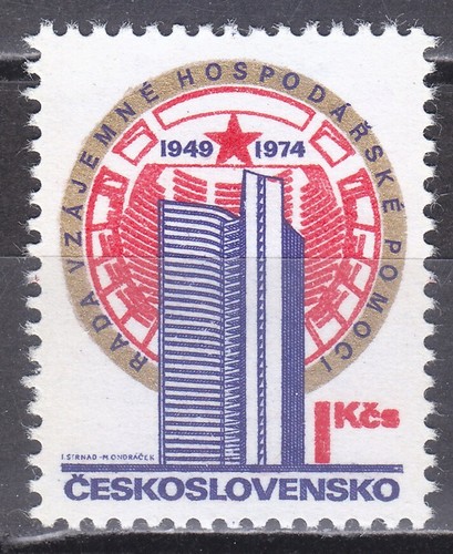 Czechoslovakia MNH 1974 Mi 2183 Sc 1919 Comecon Building , Moscow ** | eBay