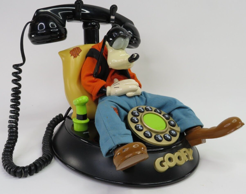 Vintage 1990s Goofy Animated Talking Phone - Landline Corded Telephone ...