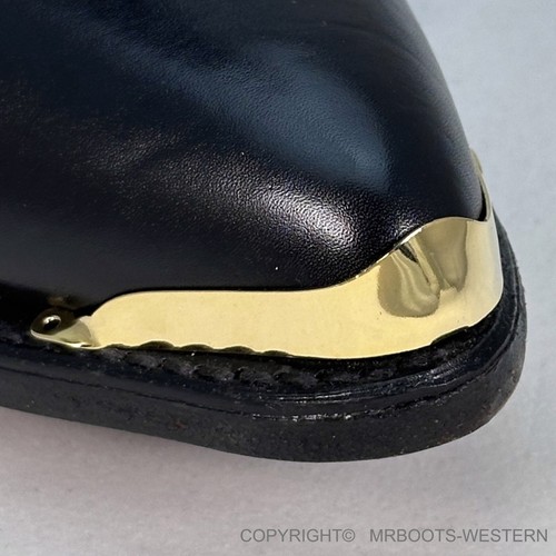 ALM-100-PTG Cowboy Boot Toe Tips Gold Plated Plain | eBay