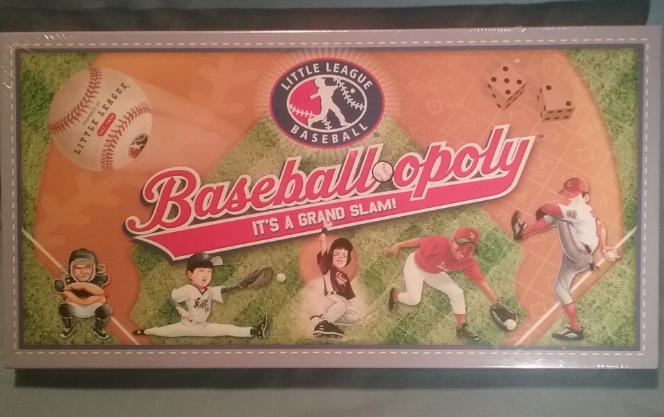 Brand New & SEALED LITTLE LEAGUE BASEBALLOPOLY Rare Monopoly Board Game ...