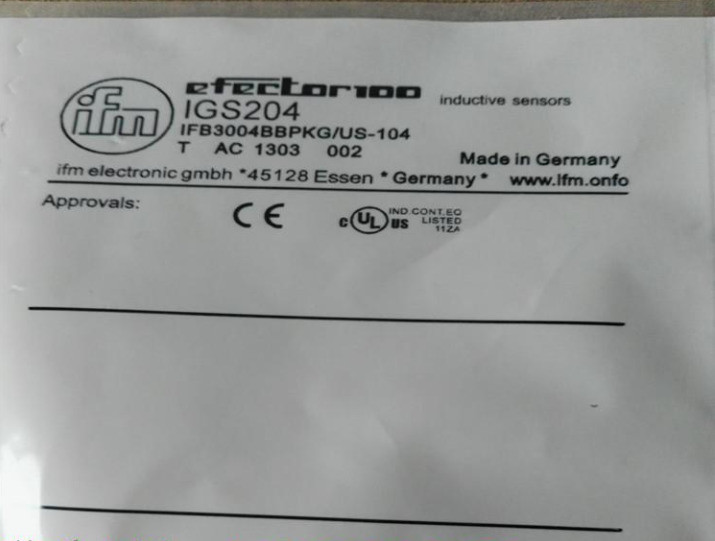 1PC New IFM IGS204 Sensor *TT | eBay