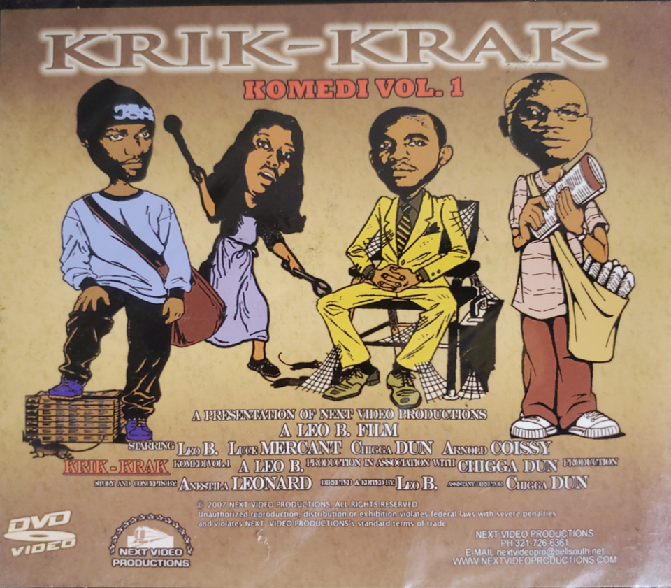 KRIK-KRAK KOMEDI VOL.1 (Haitian Movies Creole DVD) | eBay