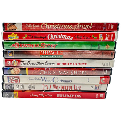 Set of 9 Christmas Holiday DVDs – Family Friendly & Classic Movies ...