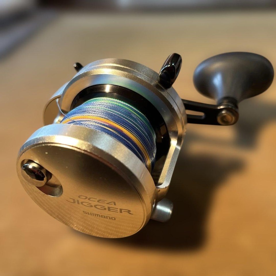 Shimano OCEA JIGGER 1500PG right Handle Jigging Baitcasting Reel with ...