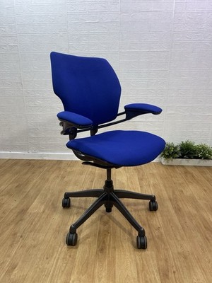 Humanscale Freedom Office Chair In Blue Fabric - RRP£1100+ - UK ...