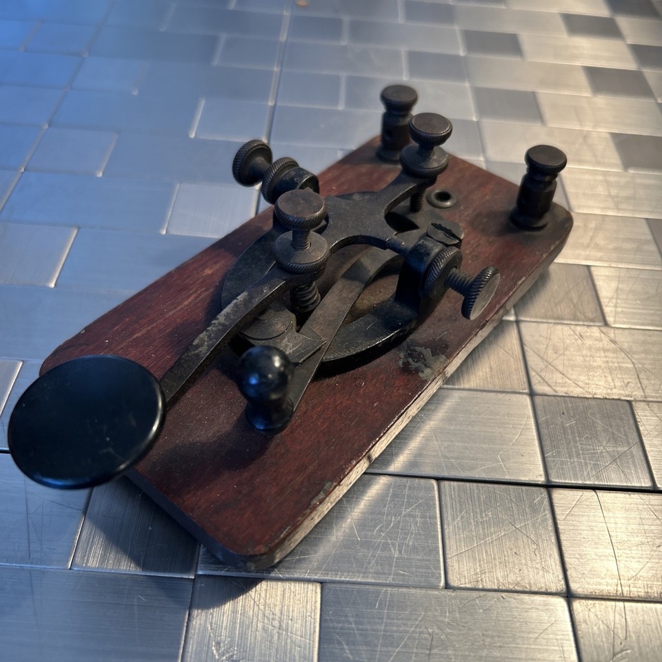 Antique Vintage Morse code telegraph key Unbranded | eBay