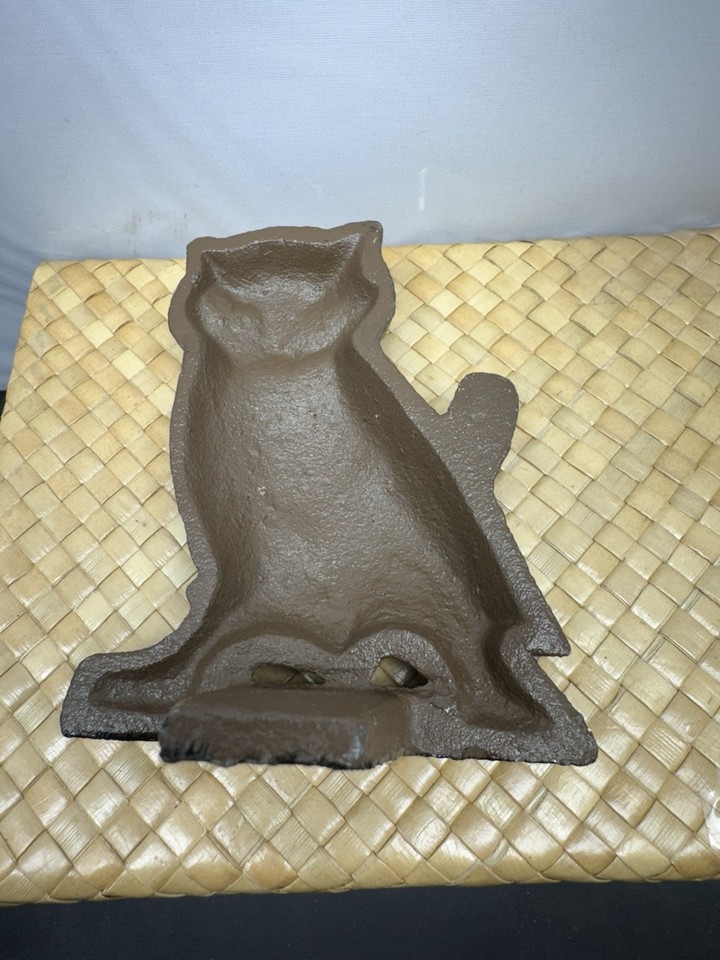 VINTAGE CAST IRON BROWN OWL BOOKEND 4.5inches Tall | eBay