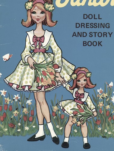 VNTG 1960s Sandra DOLL DRESS PAPER DOLL~LAZR REPRODUCTN~FROM ORG SIZE ...