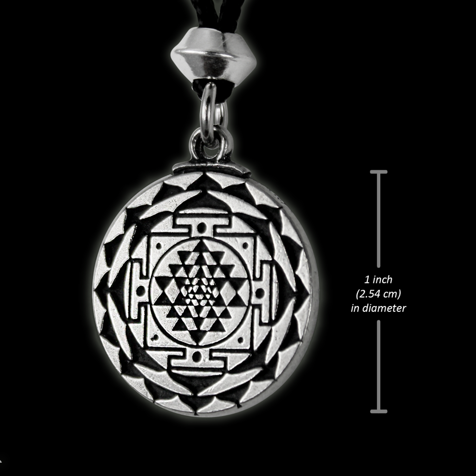 Sri Yantra Great Wealth Hindu Goddess Pendant Amulet Talisman Jewelry ...