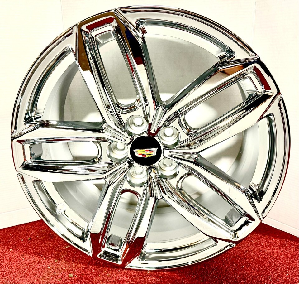 "20"" Cadillac XT4 Triple Chrome Plated Wheels FACTORY CTS CT5 XTS CT6 ...