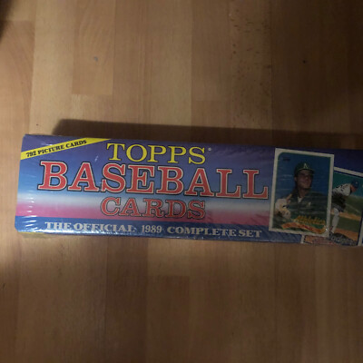 1989 Topps Baseball Complete Set of 792 Cards Factory Sealed, New | eBay