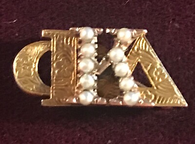 Vintage Phi Kappa Delta ΦKΔ Fraternity or Sorority Pin Gold & Pearls | eBay