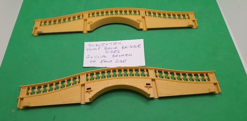 SCALEXTRIC Hump back bridge C/248 PAIR side bridge support walls. See ...